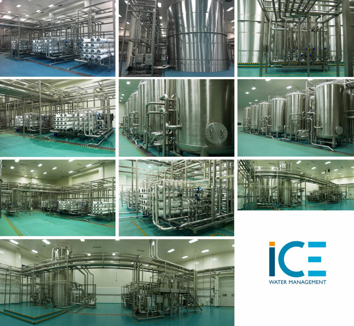 ICE water treatments in a PEPSI mega plant